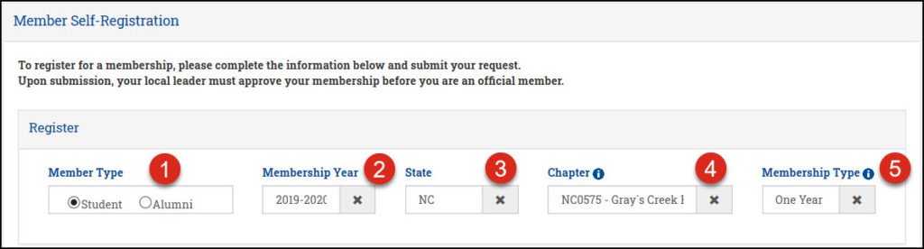 Request or renew a student membership - FFA Help Center