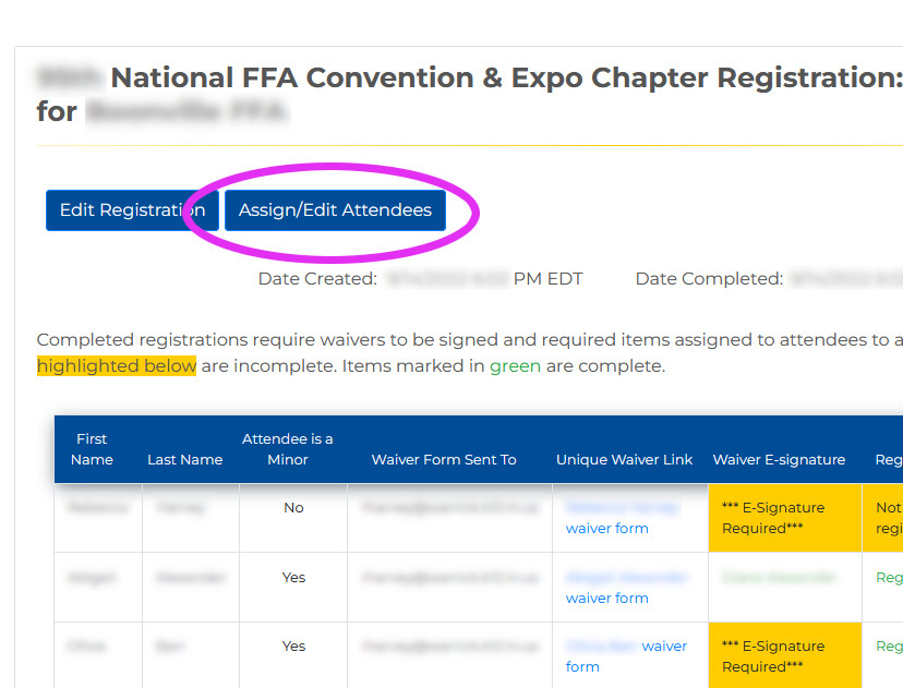 Edit, remove or replace an attendee from an existing registration - FFA ... Edit, remove or replace an attendee from an existing registration - FFA ...