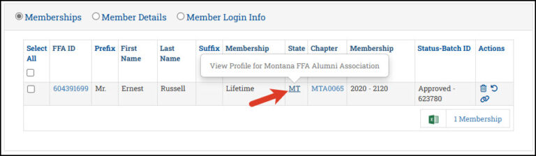 Access your state profile - FFA Help Center