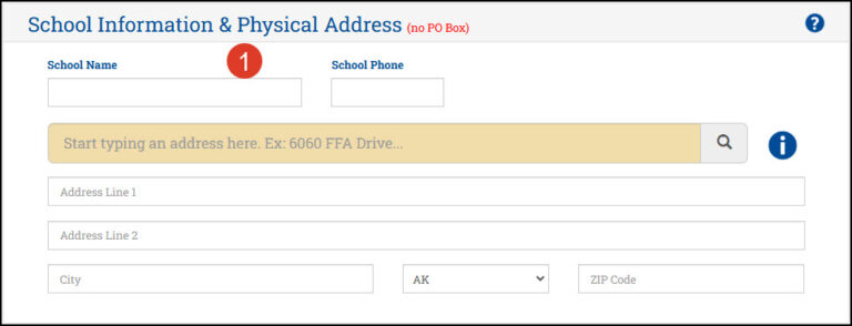 Completing the application for new/reactivating FFA Chapters - FFA Help ...