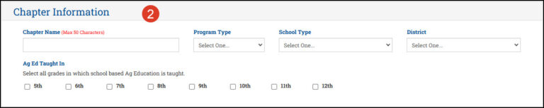 Completing the application for new/reactivating FFA Chapters - FFA Help ...