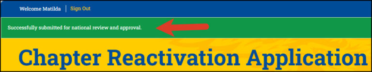 Completing the application for new/reactivating FFA Chapters - FFA Help ...